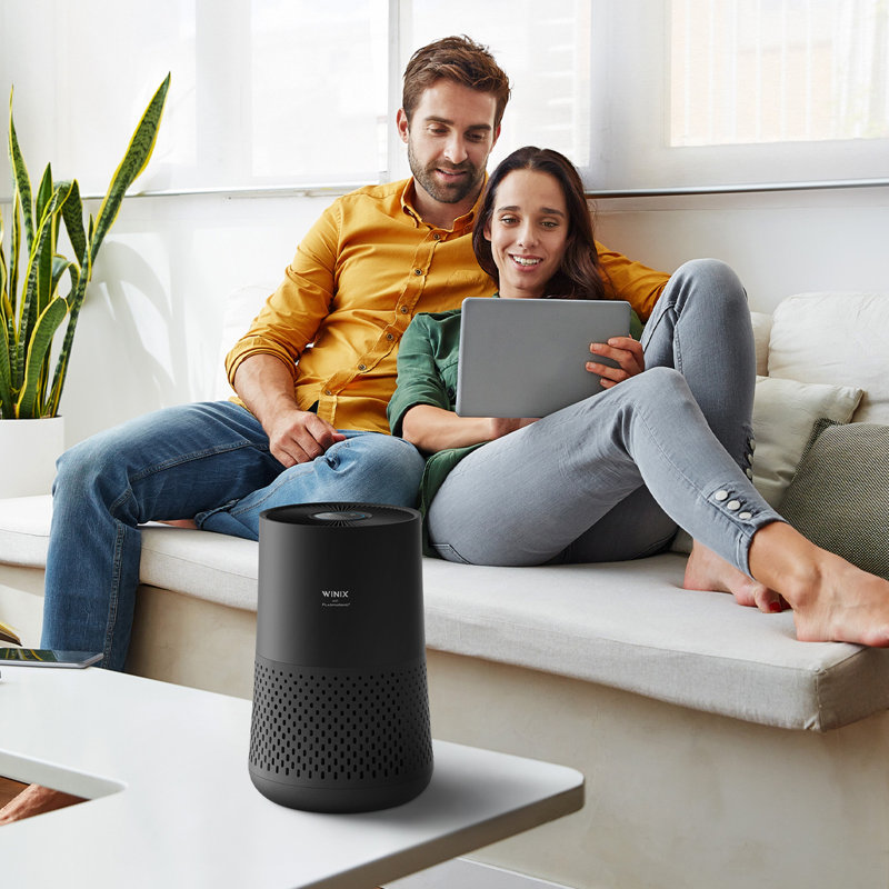 Winix A230 360 Degree All-in-One 4-Stage True HEPA Air Purifier with PlasmaWave Technology ...